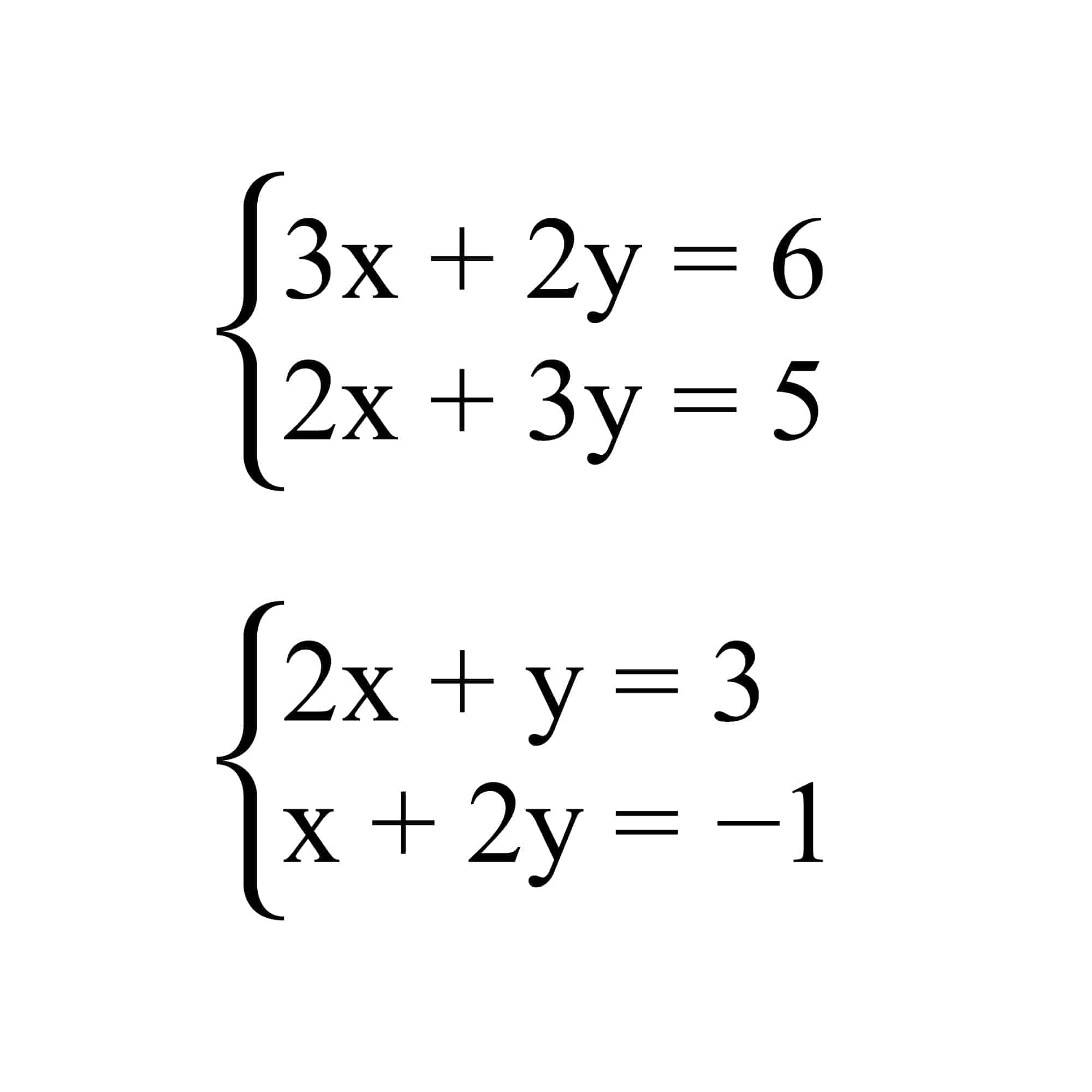 26 Different Types Of Equations